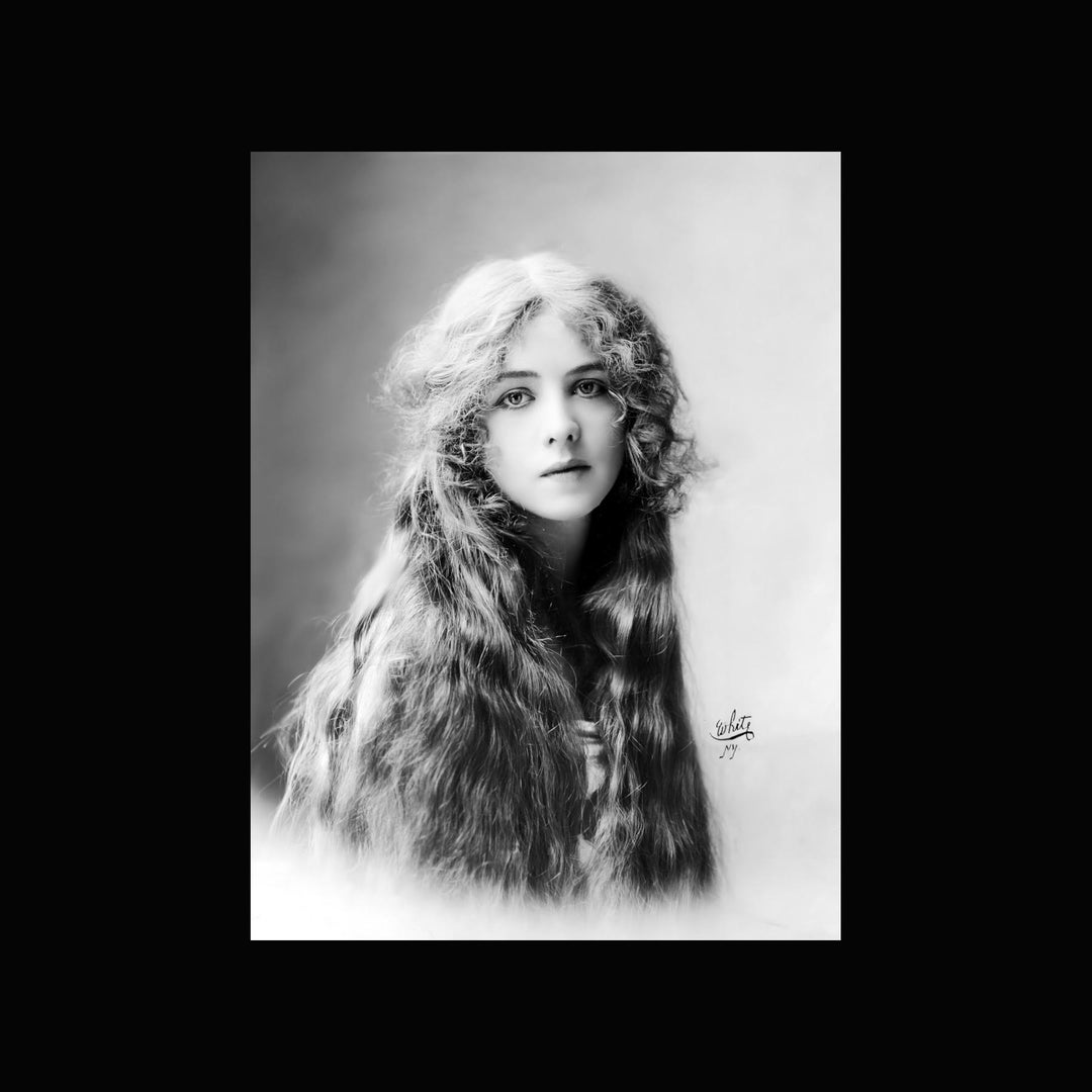 Ione Bright Actress Theater 1900s Portrait BW Photo Poster Print - Etsy