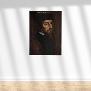 John Calvin 1550 Calvinism Painting Poster Art Print - Etsy