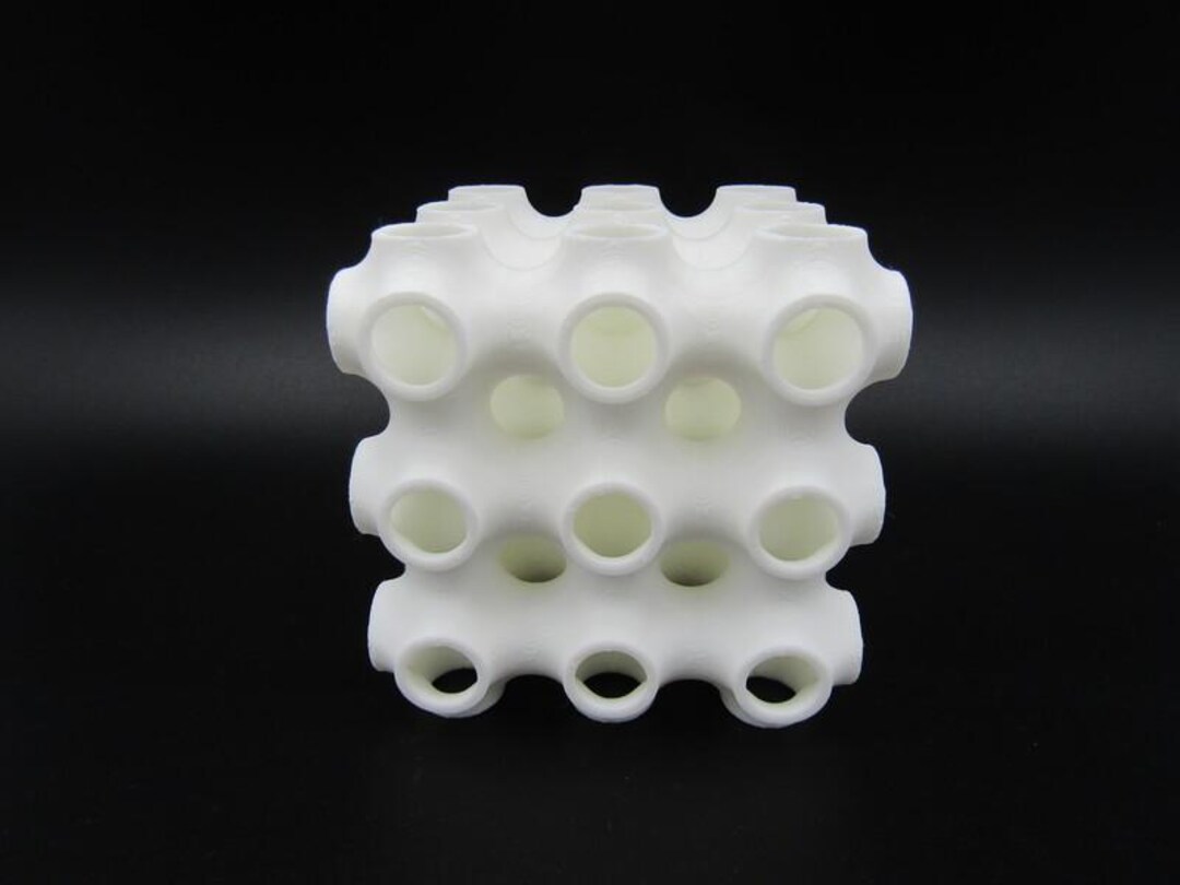 Schwartz P Surface Curved Cube Math Shape Model Sculpture 3D Printed - Etsy