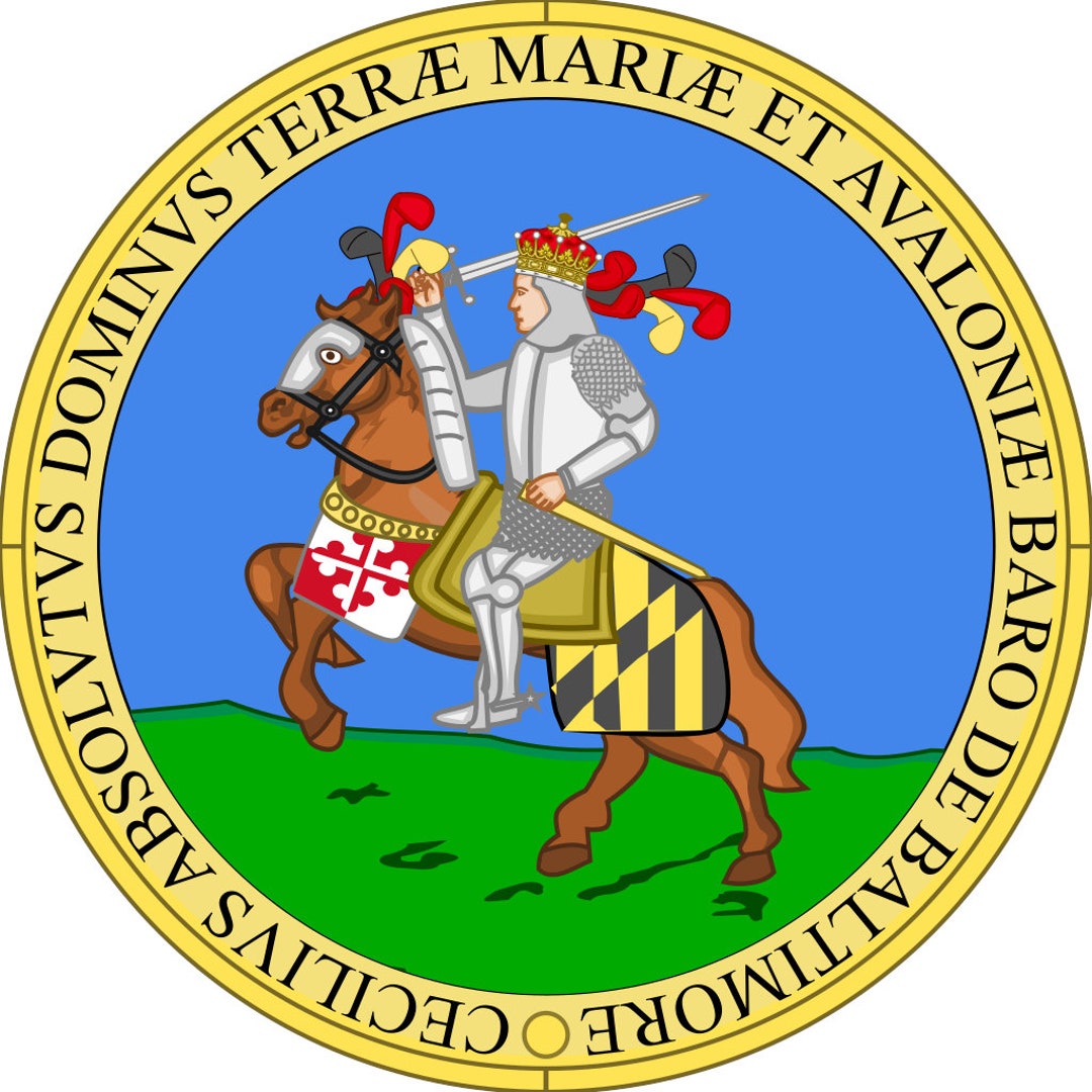Seal of the State of Maryland United States Seals Poster Art Print - Etsy