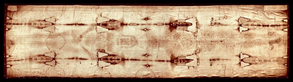 Full Shroud of Turin Jesus Christ Burial Cloth Photo Poster Art Print ...