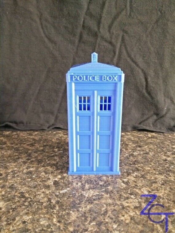 Old Fashioned Classic English Phone Booth Police Box 3D - Etsy