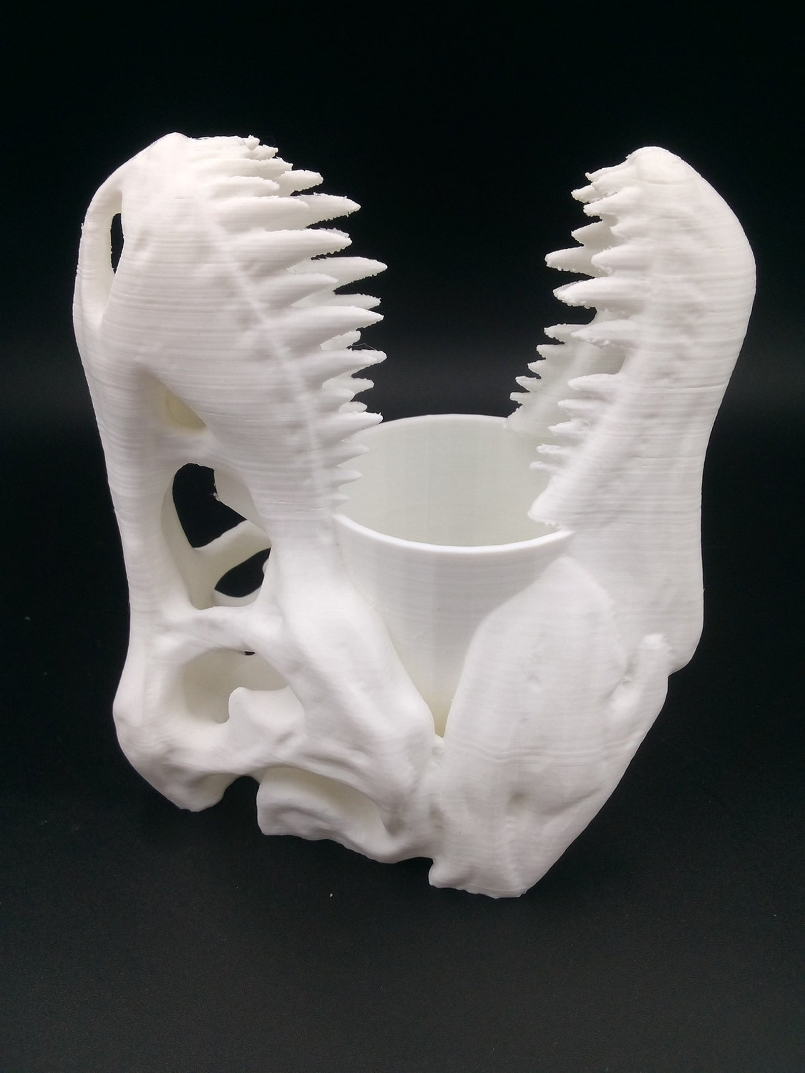 T Rex T-rex Dinosaur Pen Pencil Brush Cup Holder Stand 3D - Etsy