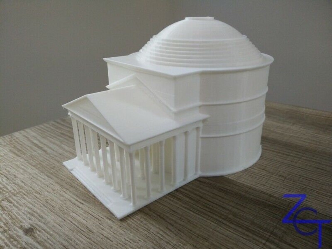 The Pantheon Roman Temple Ancient Rome Architectural Model | Etsy