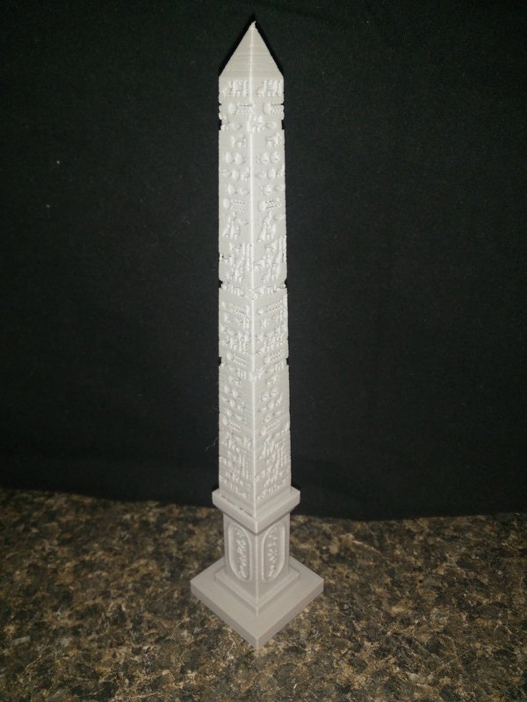 Obelisk With Hieroglyphs Cleopatra's Needle Ancient Egypt 3D Printed ...