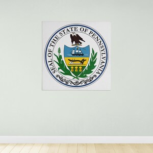 Seal of the State of Pennsylvania United States Seals Poster Art Print ...