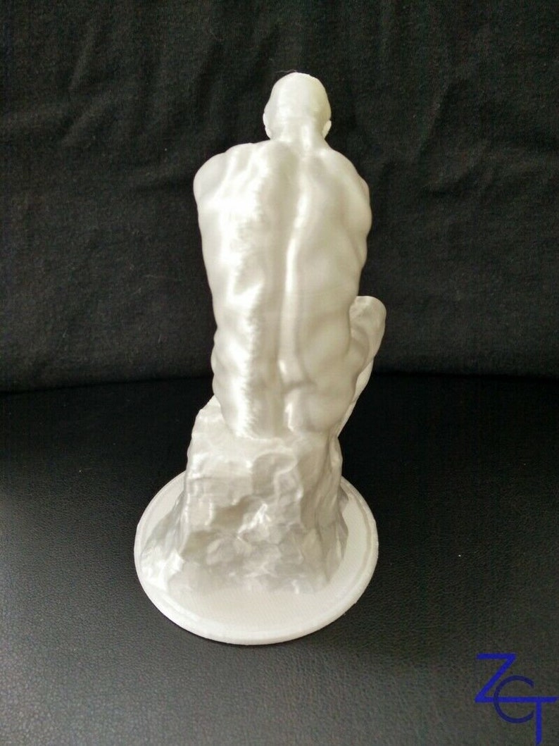 The Thinker Rodin 3D Printed Figurine Sculpture Replica | Etsy