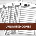 Batting Line up Printable, 13 Players - Etsy