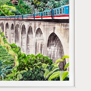 Nine Arches Bridge, Sri Lanka Wall Art, Watercolor Print, Sri Lanka ...