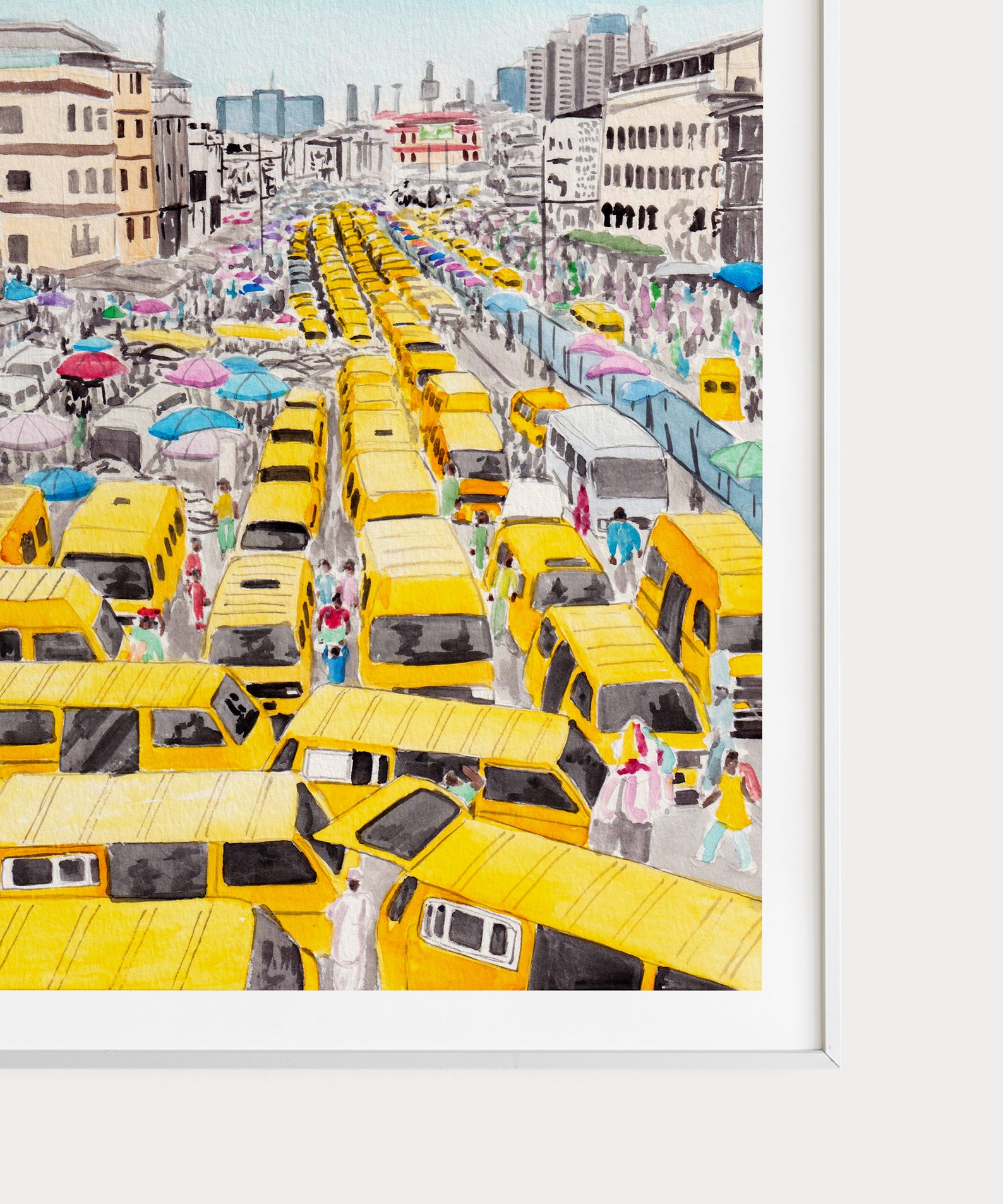 Lagos Print Nigeria Wall Art Lagos Cityscape Nigeria Print - Etsy