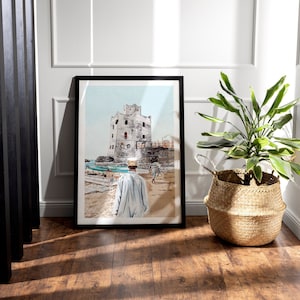 Mogadishu Print, Somalia Wall Art, Watercolor Painting, Somalia Art ...