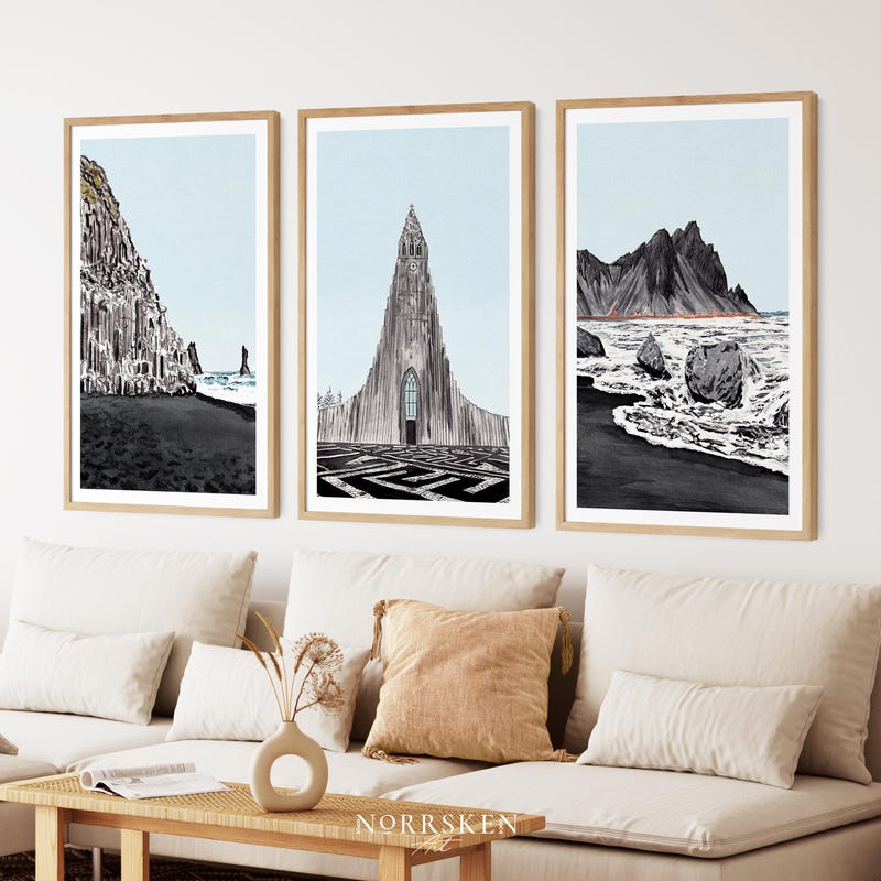 Iceland Wall Art Kitchen - Etsy