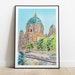 Berlin Art Print Berliner Dom Print Germany Wall Art Berlin - Etsy