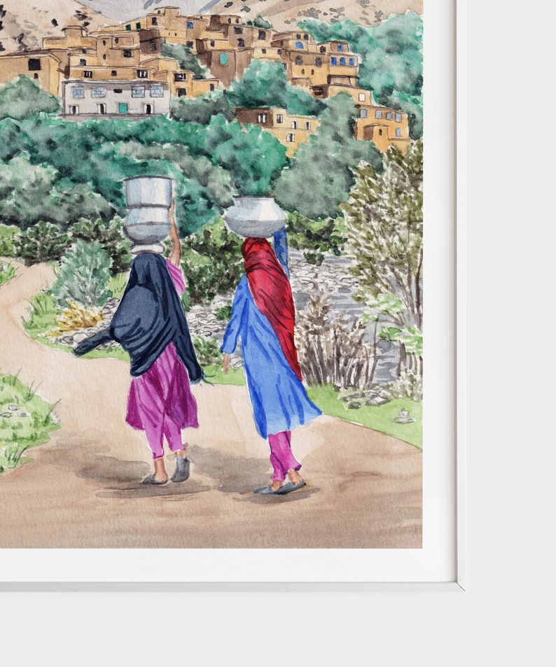 Afghanistan Print, Afghanistan Wall Art, Traditional Art, Afghanistan ...