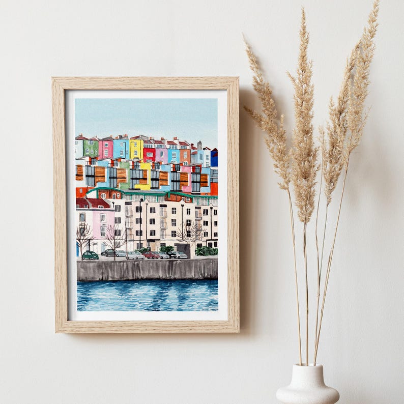 Bristol Print, UK Wall Art, Watercolor Print, Bristol Art, Bristol ...