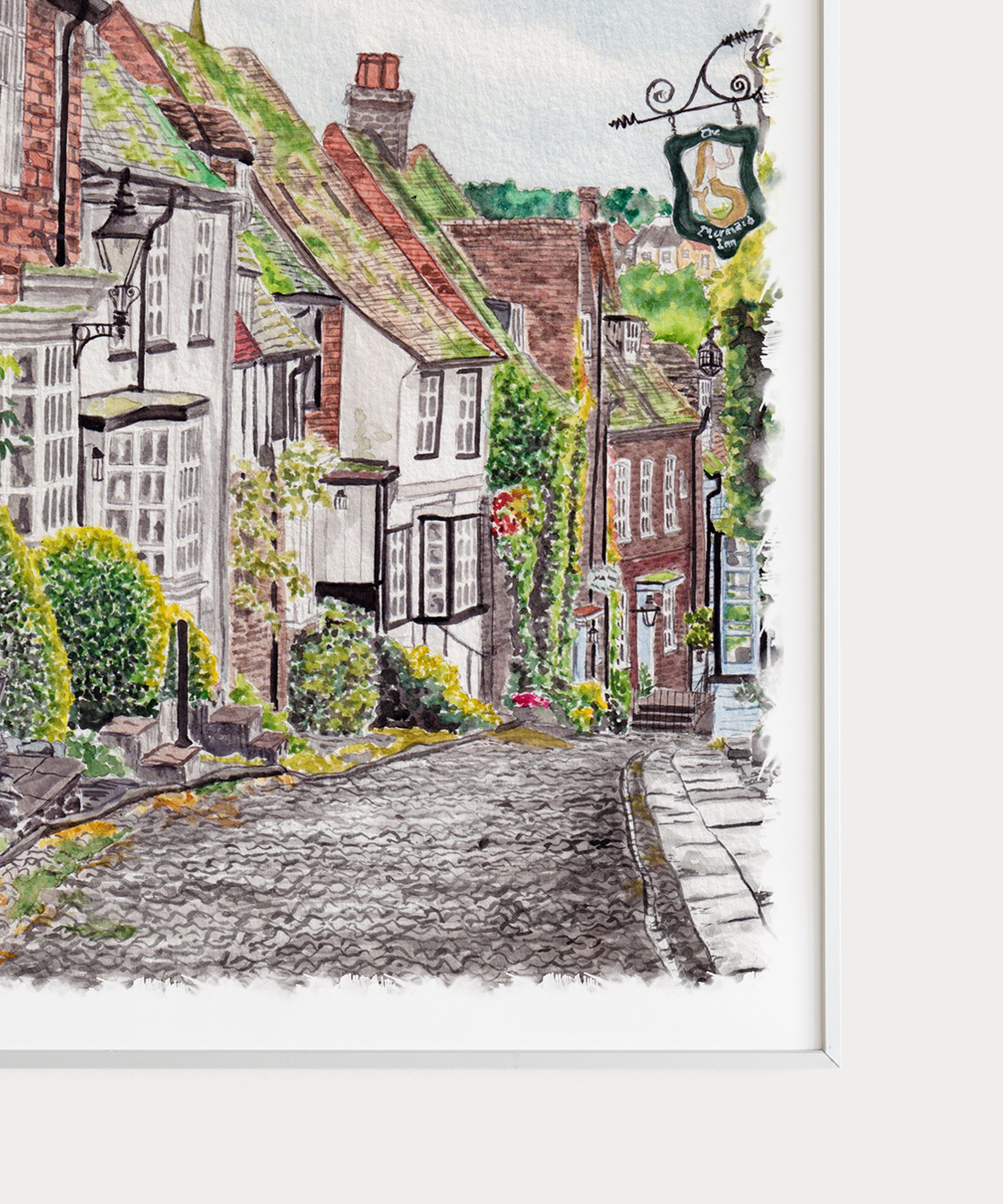 Rye Town East Sussex English Town England Print Mermaid - Etsy