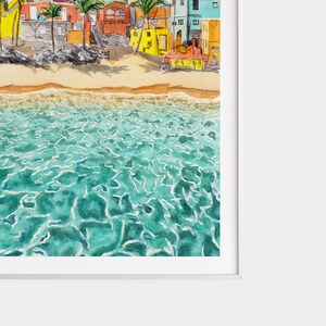 La Perla Print, Puerto Rico Wall Art, Watercolor Print, Puerto Rico ...