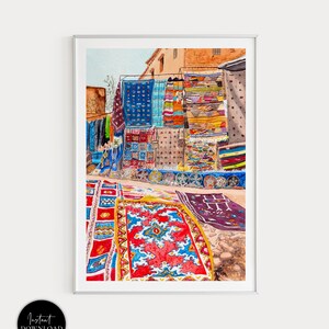Marrakech Print, Morocco Wall Art, Medina Print, Marrakech Art Print ...