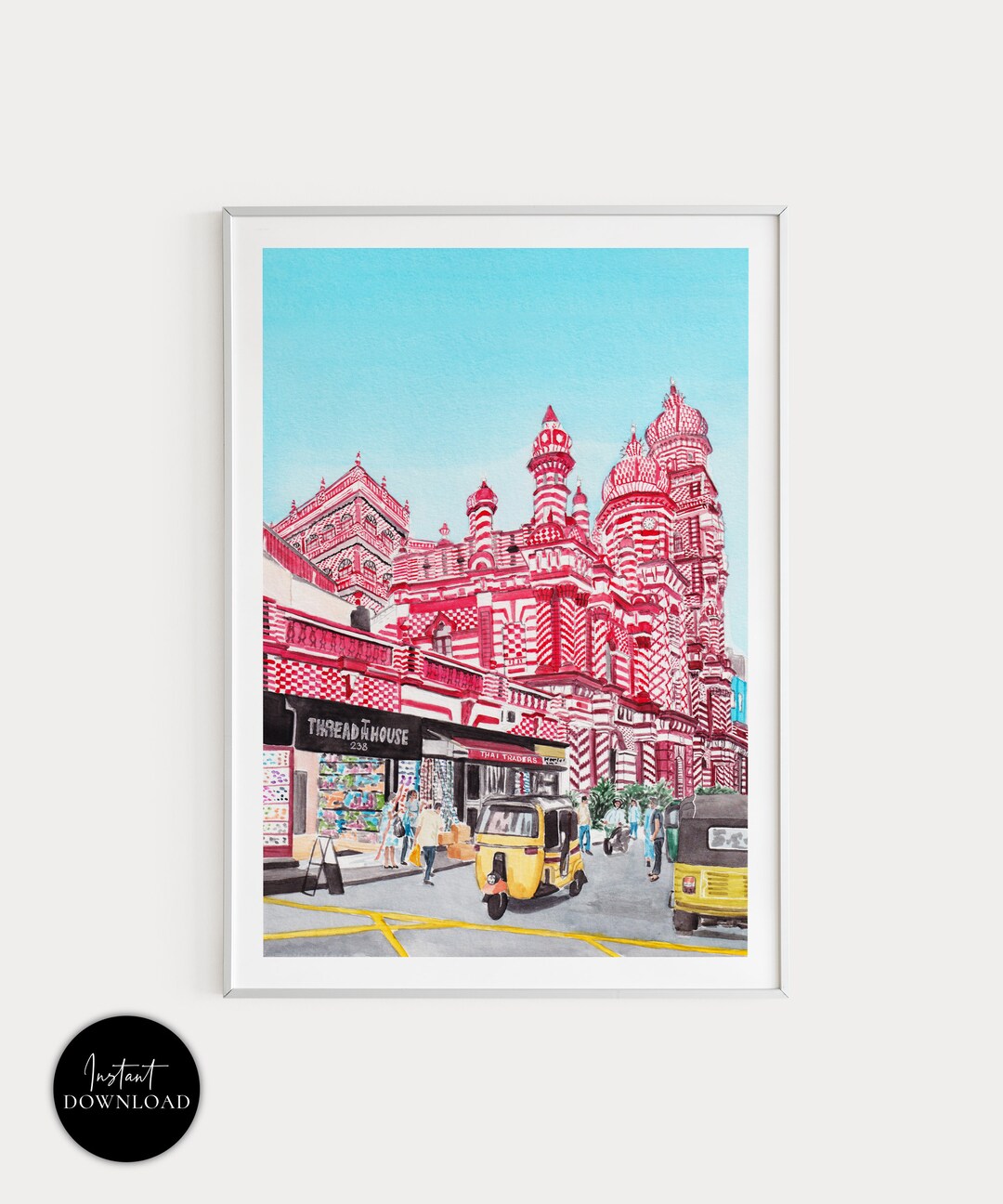 Colombo Print, Sri Lanka Wall Art, Colombo Art Print, Sri Lanka Art ...