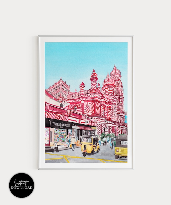 Colombo Print Sri Lanka Wall Art Colombo Art Print Sri - Etsy
