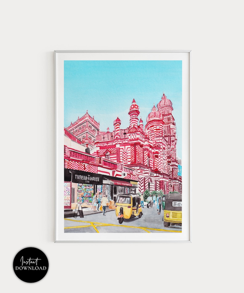 Colombo Print Sri Lanka Wall Art Colombo Art Print Sri - Etsy