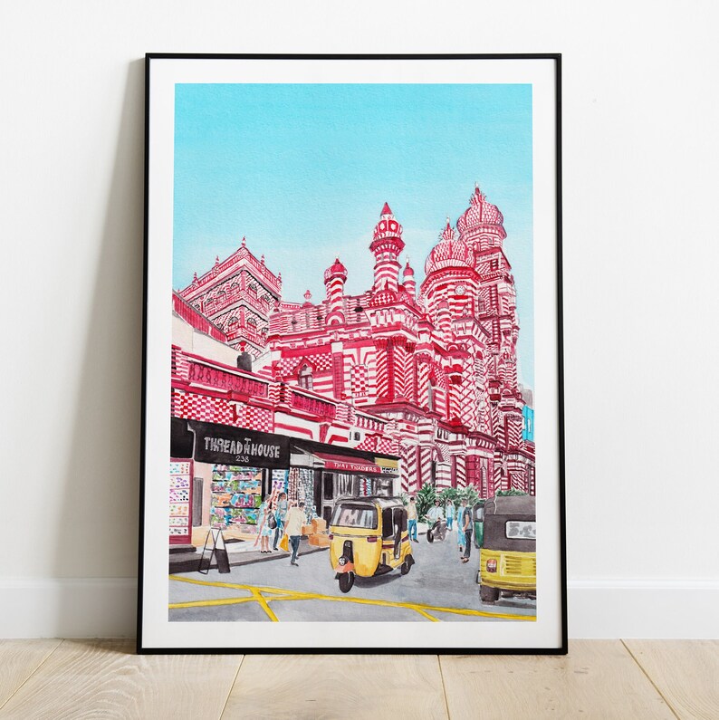 Colombo Print, Sri Lanka Wall Art, Colombo Art Print, Sri Lanka Art ...