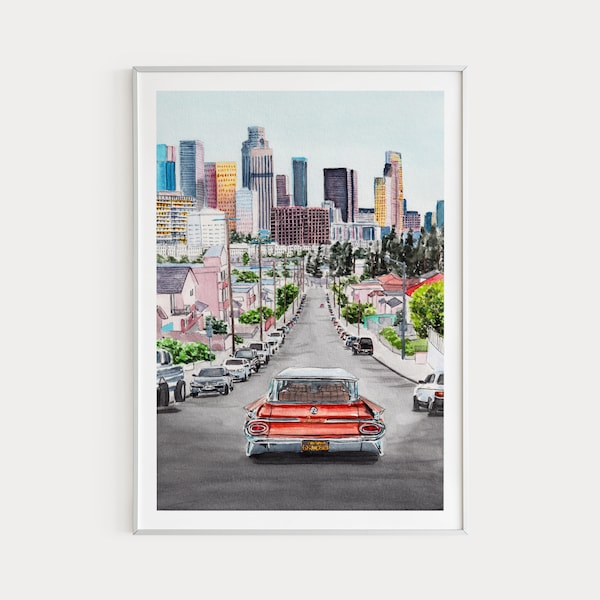 Los Angeles Print - Etsy