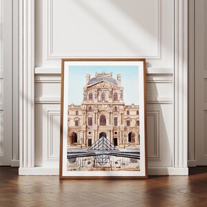 Louvre Print, Paris Wall Art, Louvre Museum, Paris Cityscape, Paris Art ...
