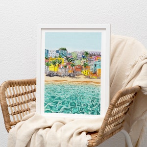 La Perla Print, Puerto Rico Wall Art, Watercolor Print, Puerto Rico ...