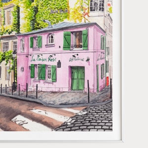 Paris Wall Art Set of 4 Pink Gallery Wall Decor Paris Art Print Eiffel ...