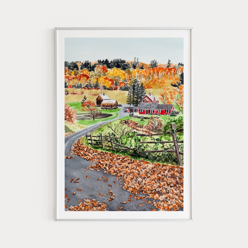 Vermont Wall Art - Etsy