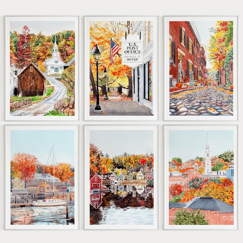 New England Fall - Etsy
