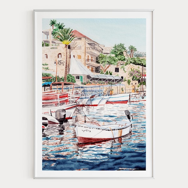 Lebanon Watercolour - Etsy