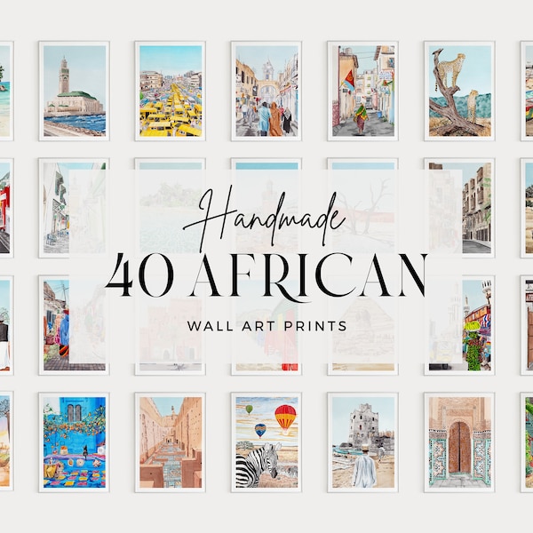 African Art Print - Etsy