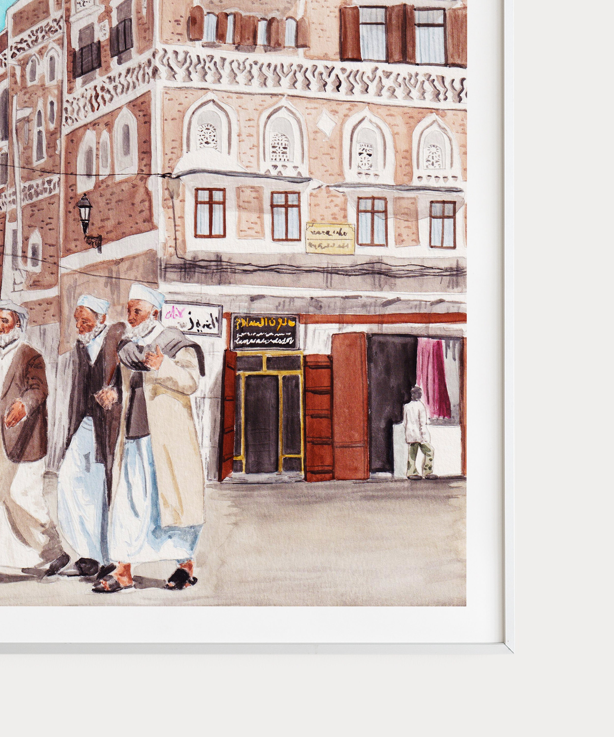 Yemen Print Sanaa Art Print Yemen Wall Art Sanaa Yemen - Etsy