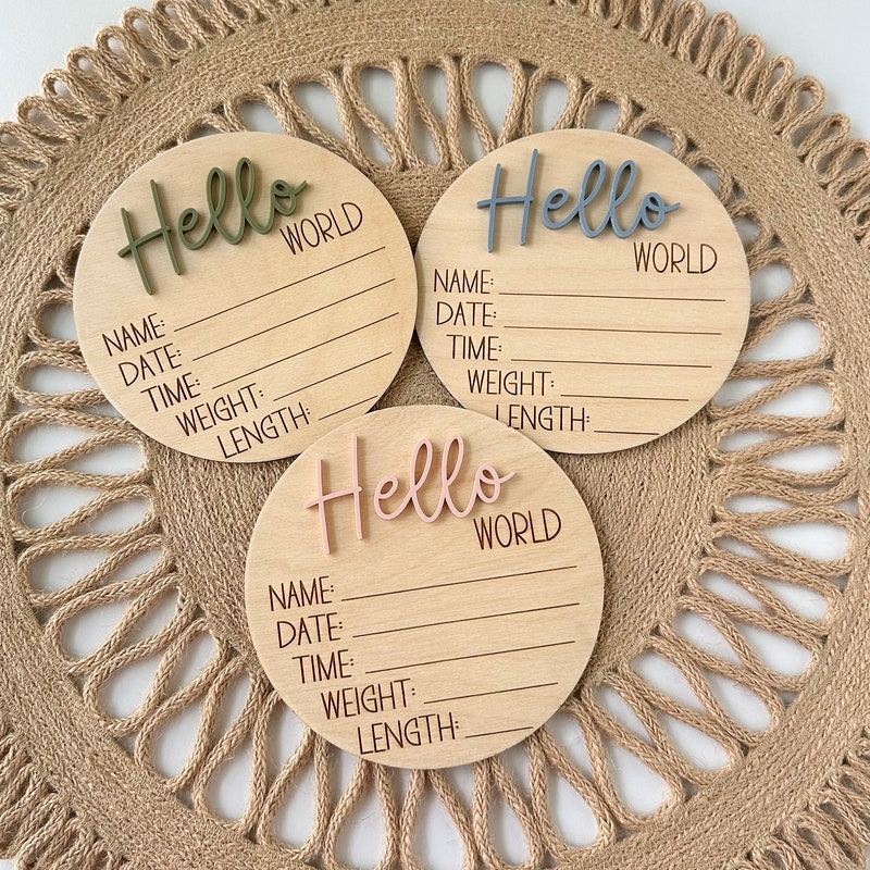 Hello Sign - Etsy
