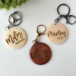 Diaper Bag Tag, Custom Name Keychain, Gift for New Mom - Etsy