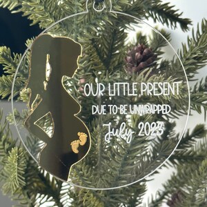Expecting Ornament Pregnancy Announcement Ornament Gift for - Etsy