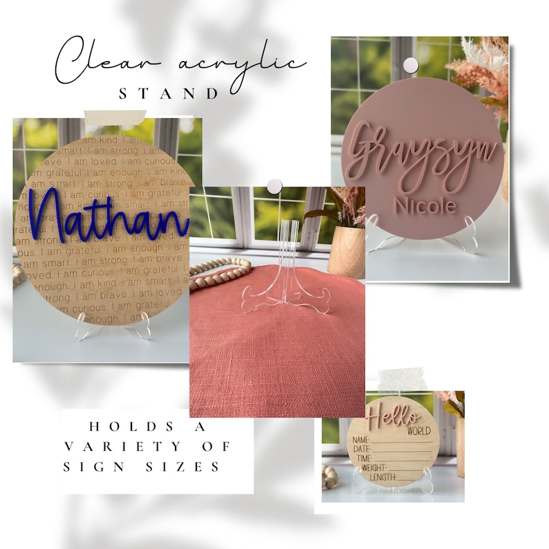 Birth Announcement Sign Birth Stats Sign Hello World Baby - Etsy