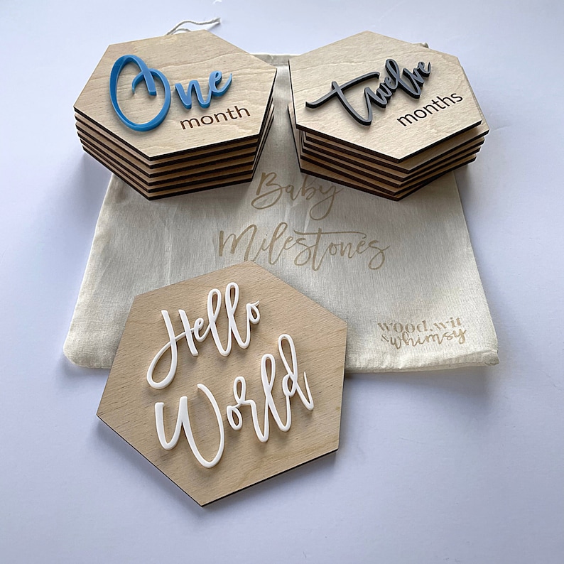 Baby Monthly Milestone Milestone Cards Gender Neutral Baby | Etsy