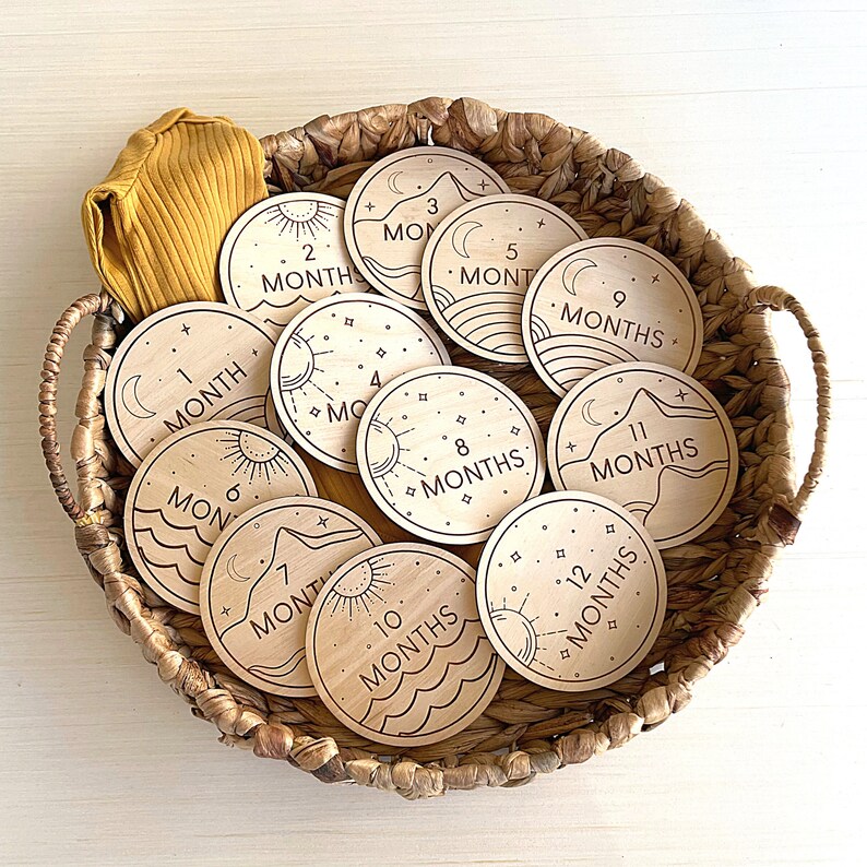 Baby Milestone Cards Newborn Photo Prop Gift for New Mom - Etsy