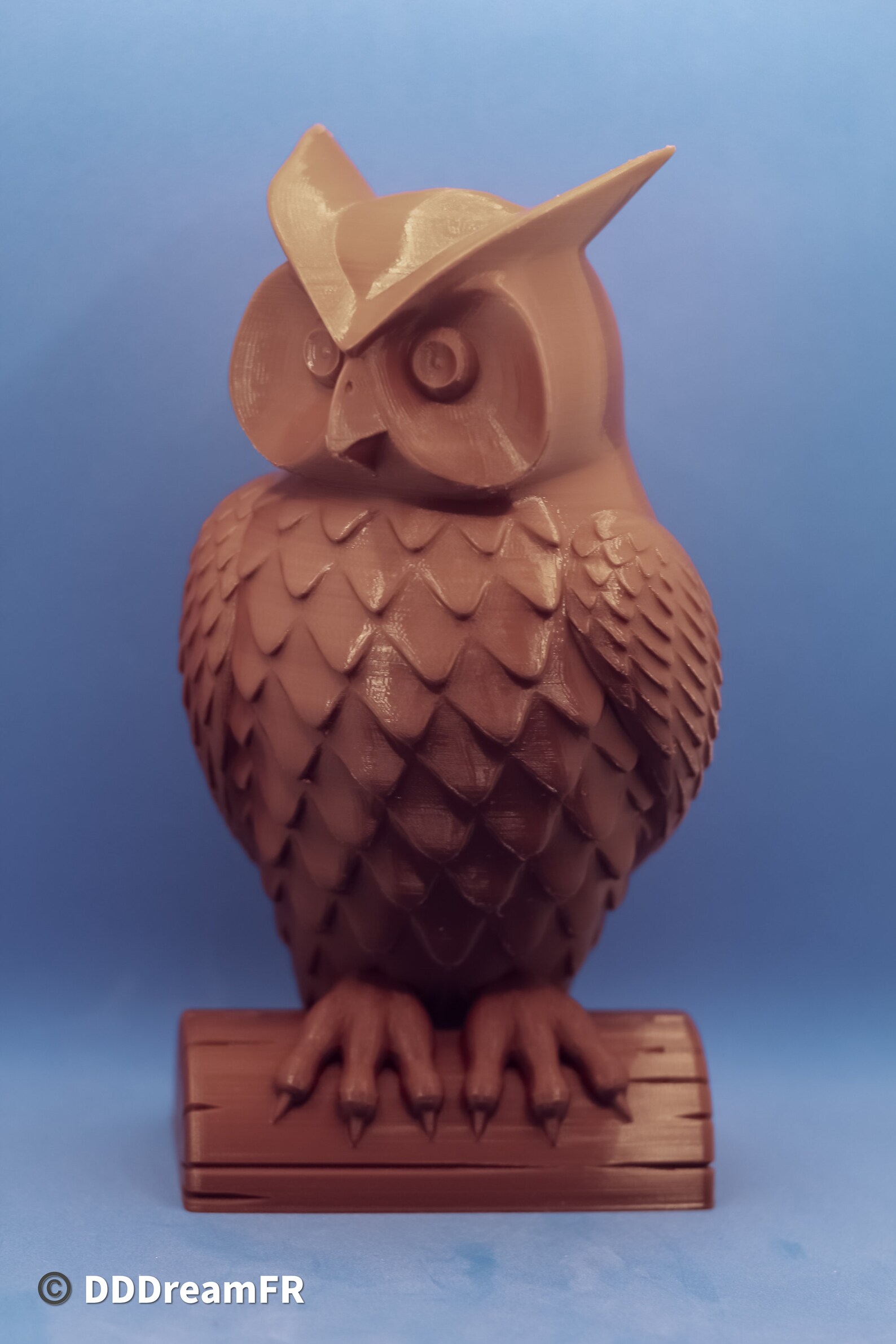 Statue Hibou Owl statue 3D printed décoration - Etsy France