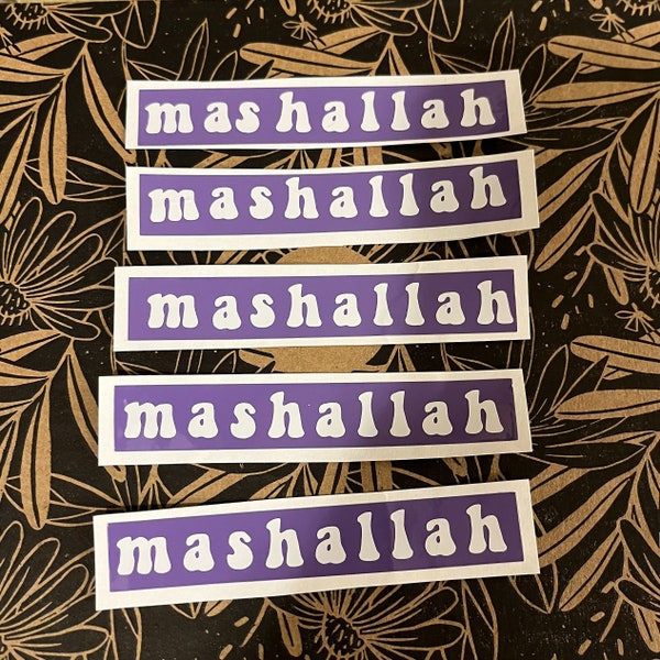 Mashallah Sticker - Etsy