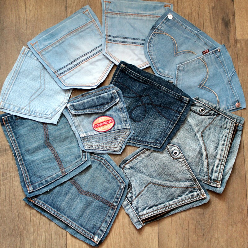 Denim Pockets - Etsy