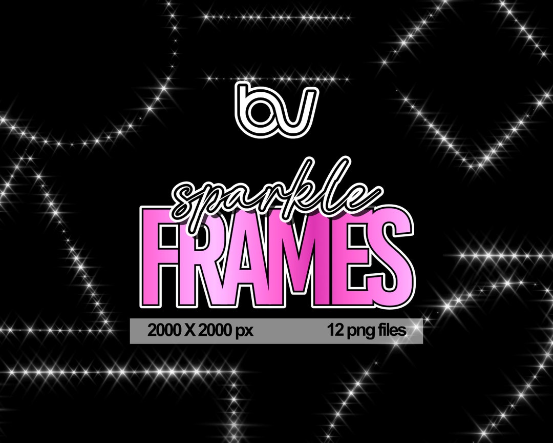 Glam Glitter Frames, Glitter Clip Art, Diamond Clip Art, Sparkle ...