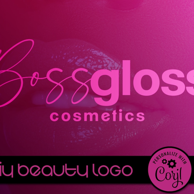 Lip Gloss Logos - Etsy