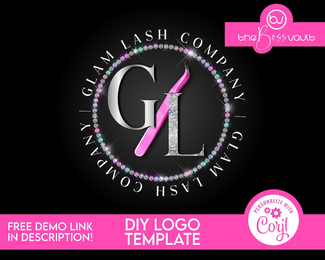 DIY Lash Logo Design, Lash Extension Logo Design, Business Logo Design ...