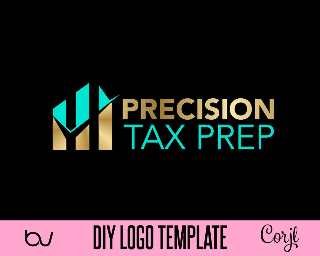 DIY Tax Prep Logo, Tax Preparer Logo, Tax Preparation Business Logo ...