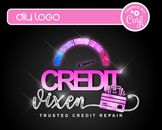 DIY Credit Repair Logo Editable Customizable Credit Counselor - Etsy
