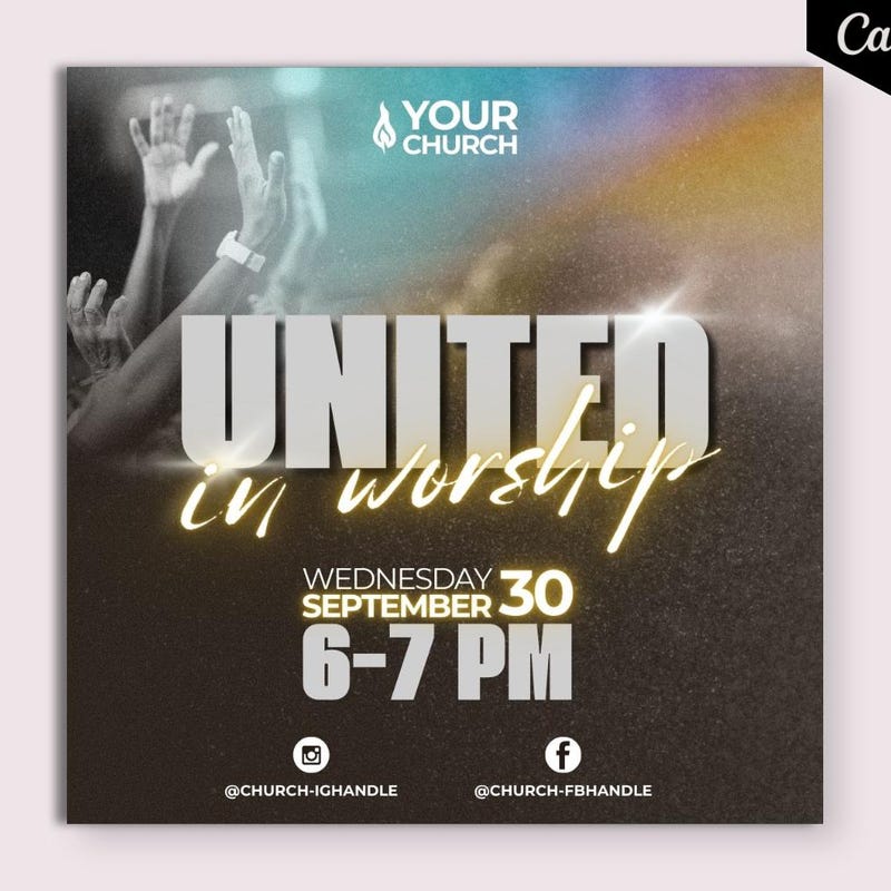 Watch Night Service Flyer - Etsy